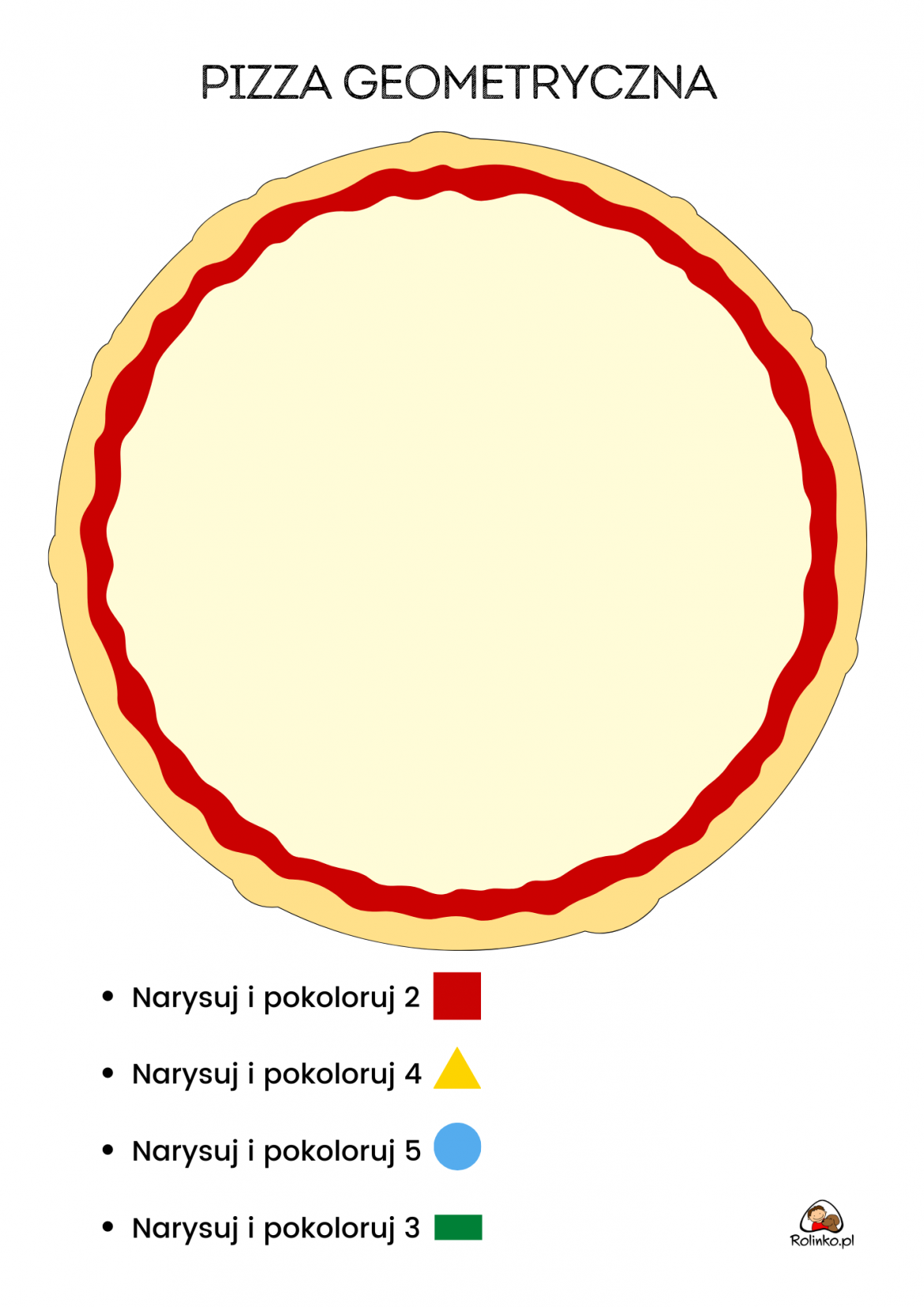Zabawy i pomysły Dzień Pizzy 2024 w przedszkolu. - ROLINKO
