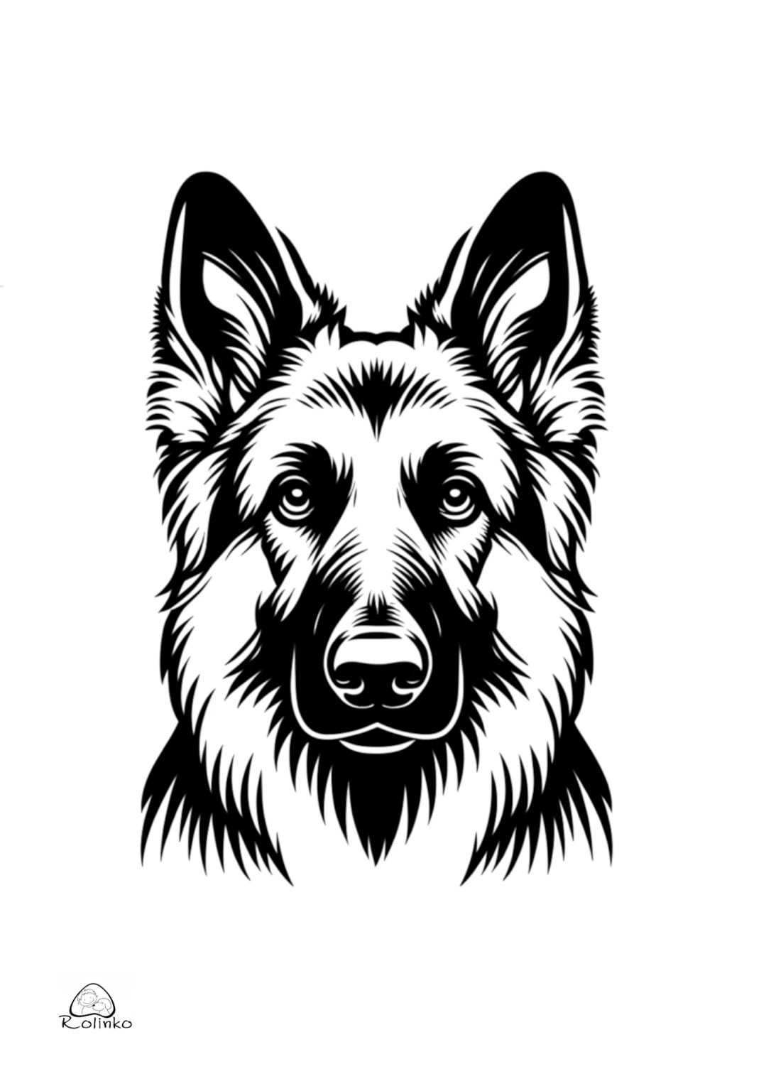 Kolorowanki psy do druku - ROLINKO
