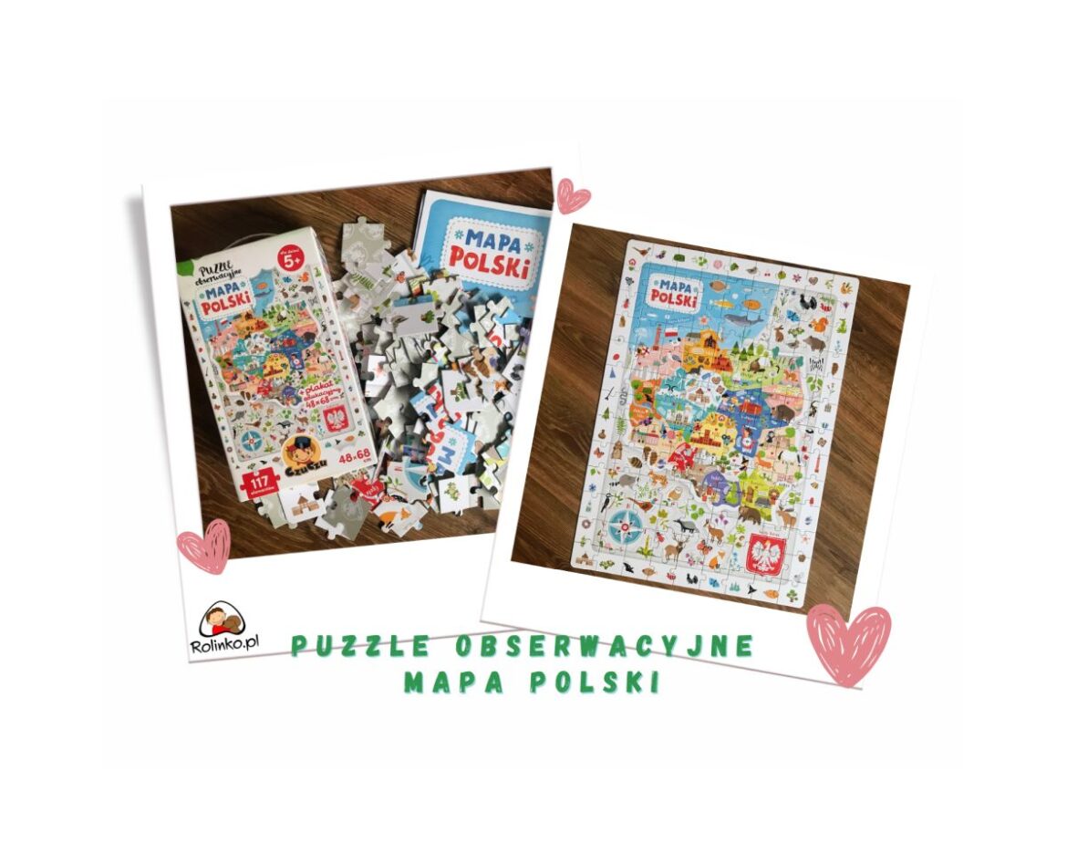 Recenzja puzzle CzuCzu mapa Polski dla 5 latka - ROLINKO